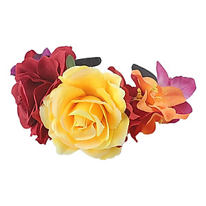 ericotry Flower Headband Rose Flower Headpiece Hair Accessories