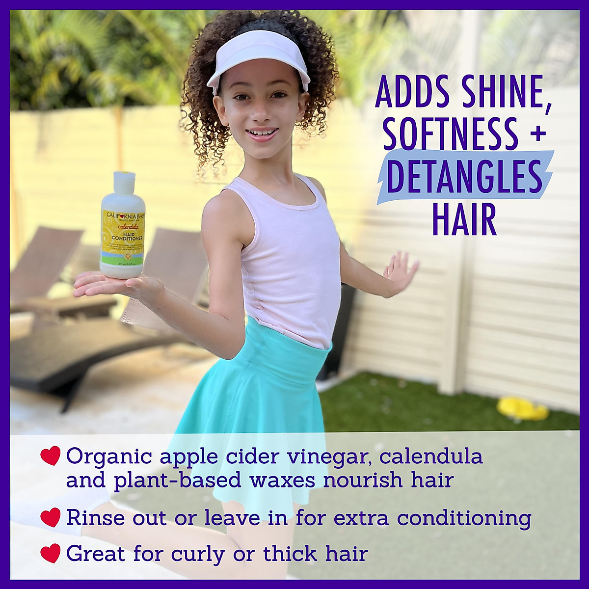 California Baby Calendula Hair Conditioner 8.5 fl oz (255 ml)