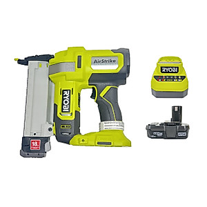 RYOBI ONE+ P361 18V 18-Gauge Cordless AirStrike Narrow Crown Stapler Kit with Battery and Charger