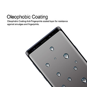 Supershieldz (2 Pack) Designed for Samsung Galaxy Note 9 Tempered Glass Screen Protector with (Easy Installation Tray) Anti Scratch, Bubble Free (Black)