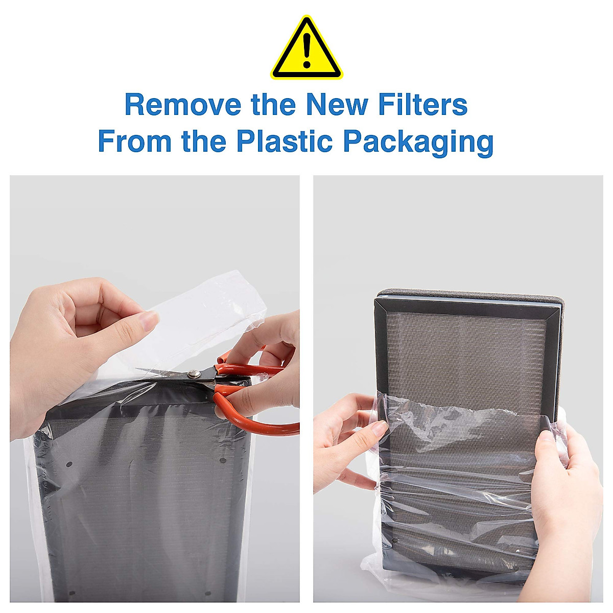 Storebary Air Purifier Replacement, C350-RF True HEPA High-Efficiency Activated Carbon Air Filter Fits for C350 (4 Pack)