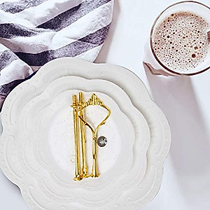 Coitak 3 Tier Cupcake Stand, Plastic Tiered Serving Stand, Dessert Tower Tray for Tea Party, Baby Shower and Wedding (Round)