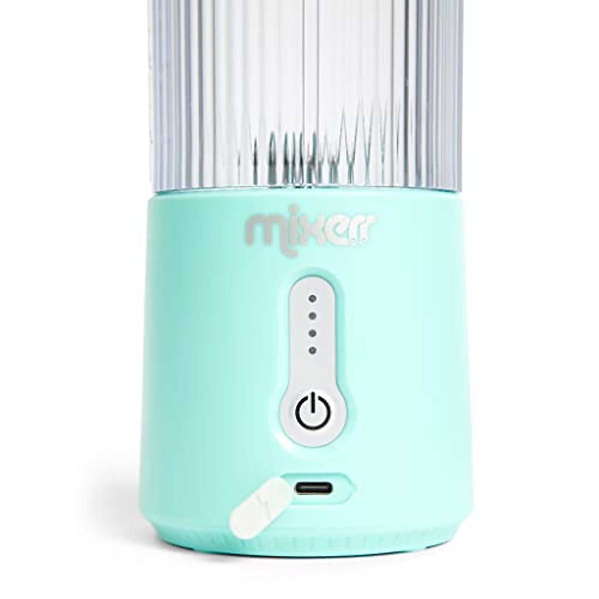 Mixerr Light Mint Portable Blender for Shakes and Smoothies, USB Rechargeable, More blends per charger, cordless blender On-the-Go 450 ml Juicer Cup for Sports, Travel and Outdoors (Light Mint)