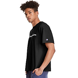 Champion Men's Classic Garment Dye Tee, Ecology Green, Large