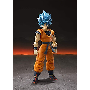 TAMASHII NATIONS Bandai S.H. Figuarts Super Saiyan God Super Saiyan Goku Dragon Ball Super: Broly Action Figure