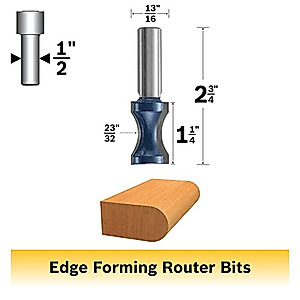 BOSCH 84440M 23/32 In. x 1-1/4 In. Carbide Tipped Convex Edging Bit