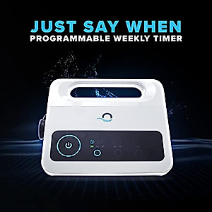 Dolphin Quantum Automatic Robotic Pool Cleaner with Extra-Large Filter Basket and Intense Waterline Scrubbing Power, Ideal for In-ground Swimming Pools up to 50 Feet
