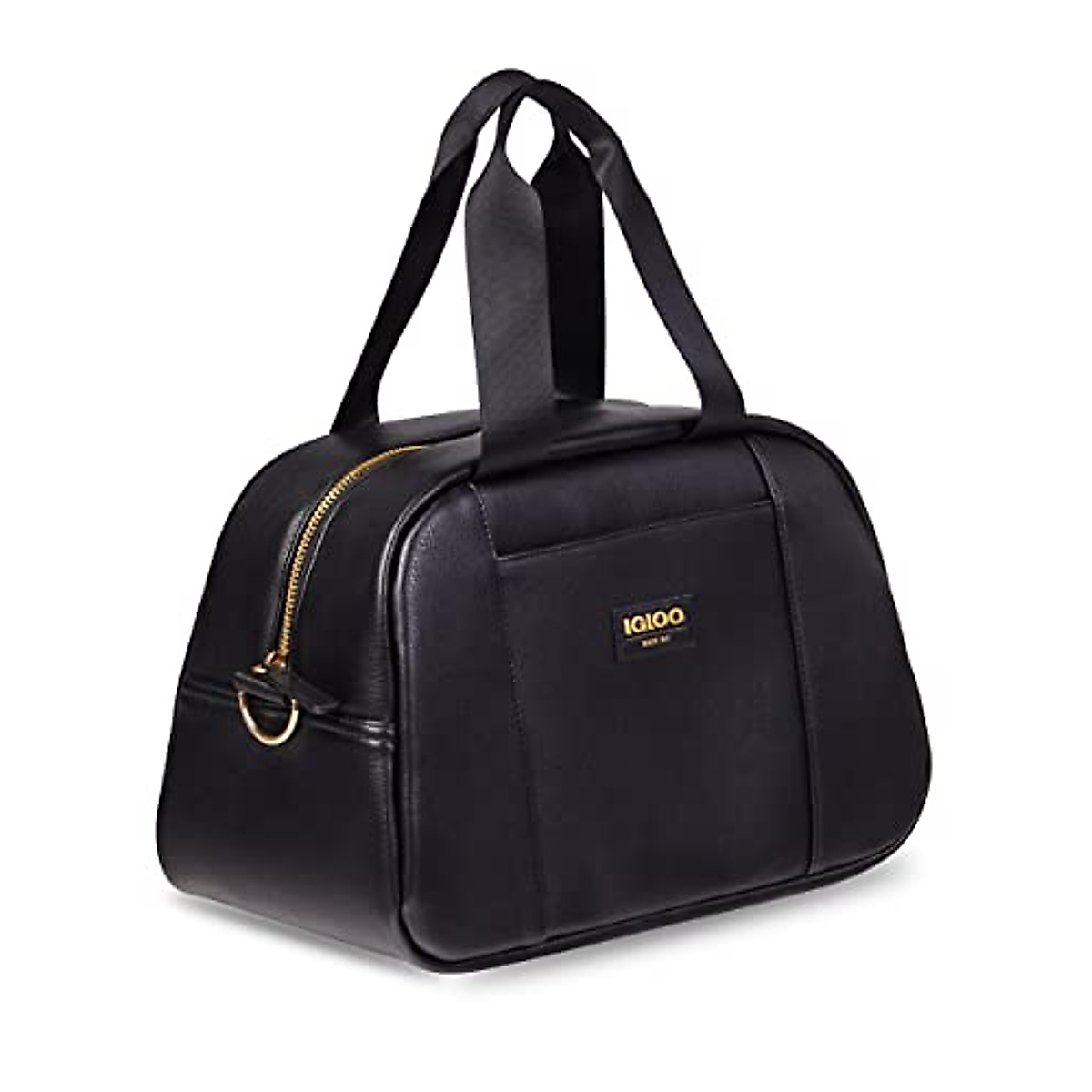 Igloo Premium Black Luxe Softsided Satchel Bag