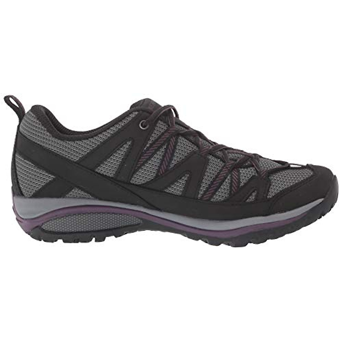 Merrell womens Siren Sport 3 Hiking Shoe, Black/Blackberry, 8.5 US