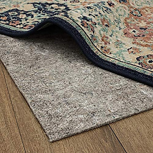 Mohawk Home Dual Surface Rug Pad Utility Solid Grey Rug Pad, 1/4" Thick (2' x 16')