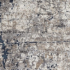 Mark&Day Area Rugs, 9x12 Davos Modern Denim Area Rug, Blue/Grey Carpet for Living Room, Bedroom or Kitchen (9' x 12'1")