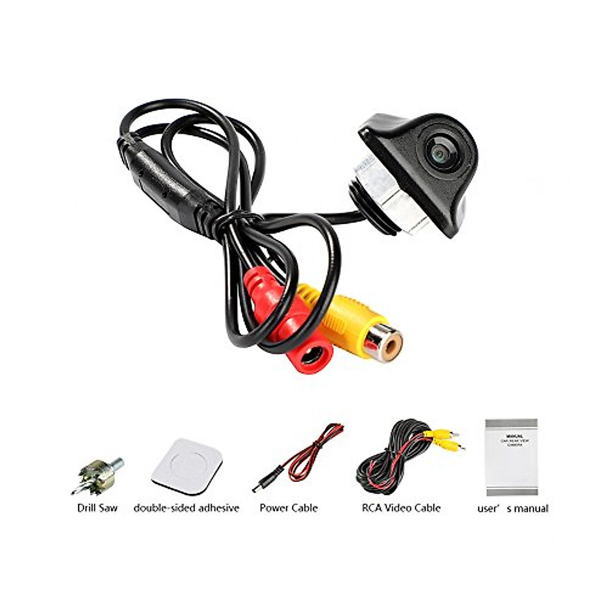 Carthree Car Backup Camera IP68 Waterproof Night Vision 170 Degree Car Rear View Universal Parking Assistance Auto Reverse Cameras for Cars Pickup Trucks SUVs RVs Vans