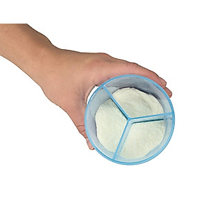 Dr. Brown's Travel Formula Dispenser with Lid, BPA Free - Blue