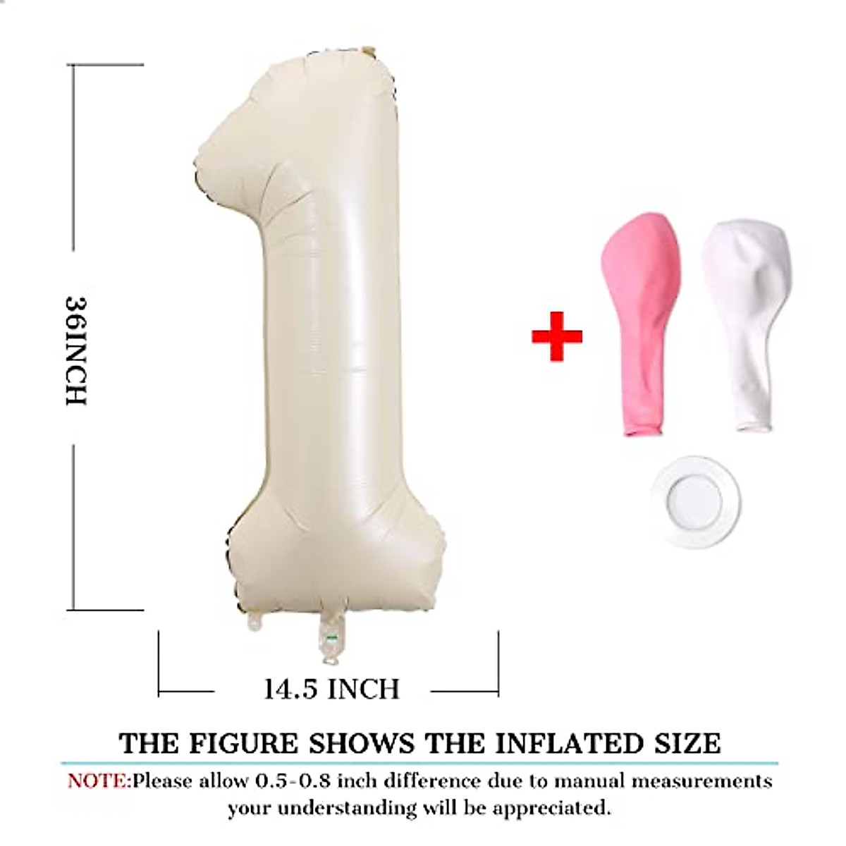 MJartoria Bundle 40 Inch Number Balloons with Crown with Birthday Party Hats 0-9 Big Size Happy Birthday Balloon Foil Digital Balloon for Birthday Party Wedding Anniversary Baby Shower Decorations