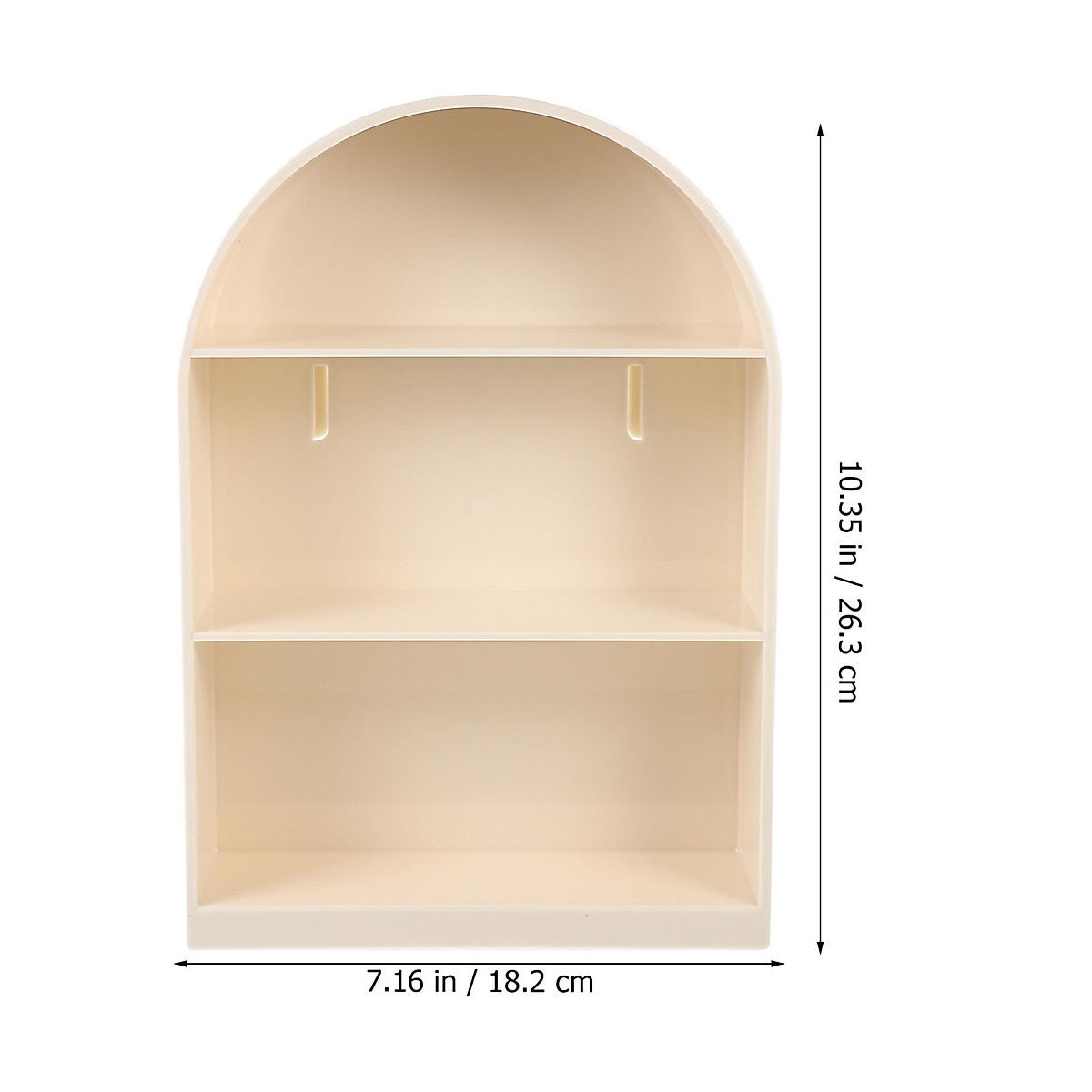 Wall Storage Rack Shelf Wall Figurine Rack Garage Kits Holder Small Floating Shelves Small Wall Shelves Record Wall Mount Wall Hanging Figurine Rack White Perfume Rack Plastic Arch