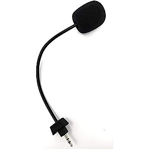 TNE Replacement 2.5mm Microphone Boom Game Mic for PDP Afterglow AG9 Legendary Collection Sound of Justice AG 9+ Armored Wireless Xbox One PS4 Playstation 4 Nintendo Switch Gaming Headphones