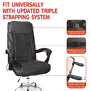 OLYDON Heated Seat Cushion - Universal Heated Seat Covers with Auto Shut Off Function & Overheat Protection