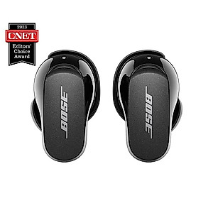 Bose QuietComfort Earbuds II, Triple Black, with Alternate Eartip Sizing Kit