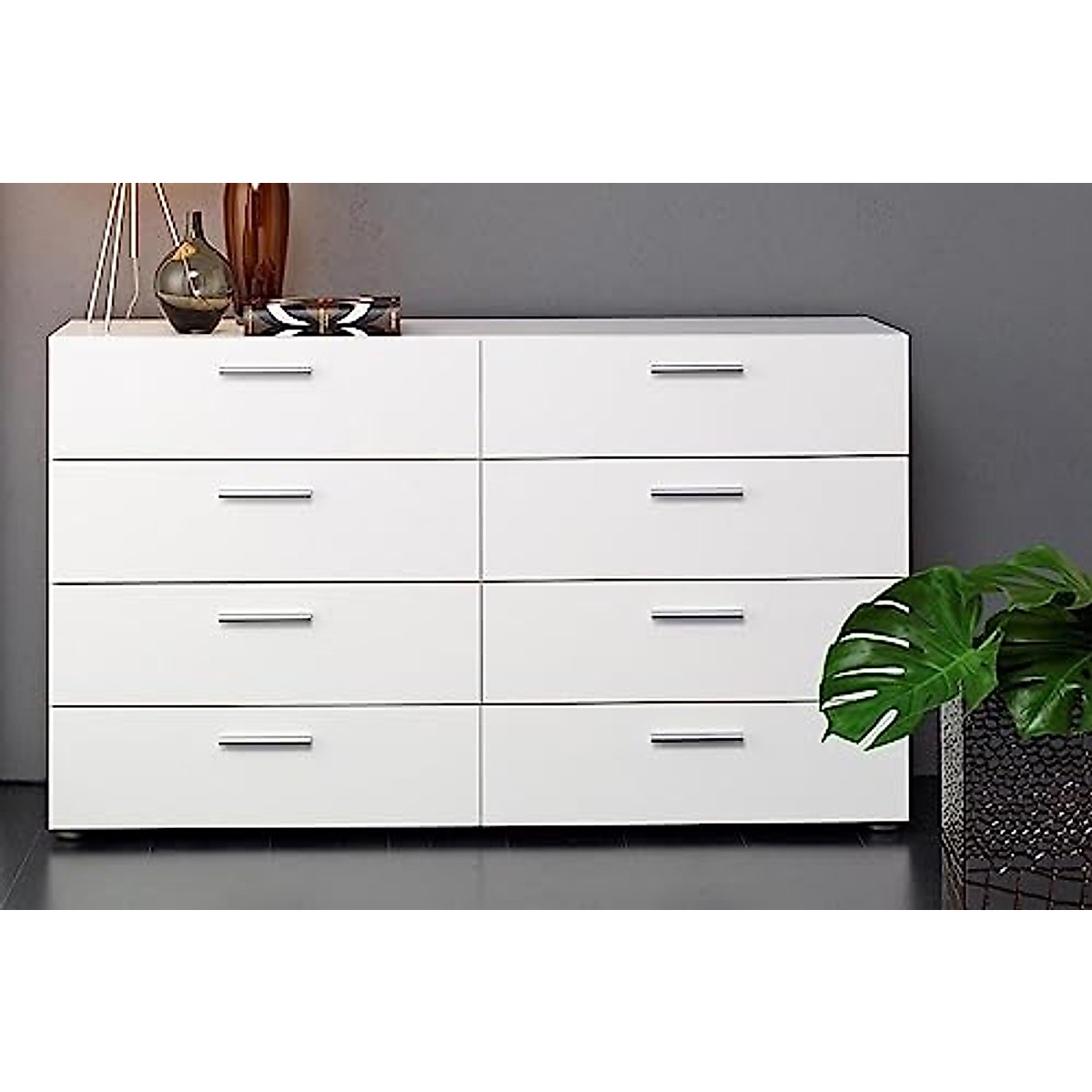 Tvilum Austin 8-Drawer Dresser, White