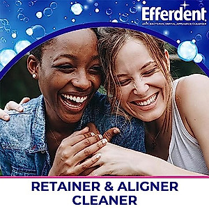Efferdent Denture Cleanser Tablets, Complete Clean, Cleanser for Retainer and Dental Appliances, 44 Count, (Pack of 12)