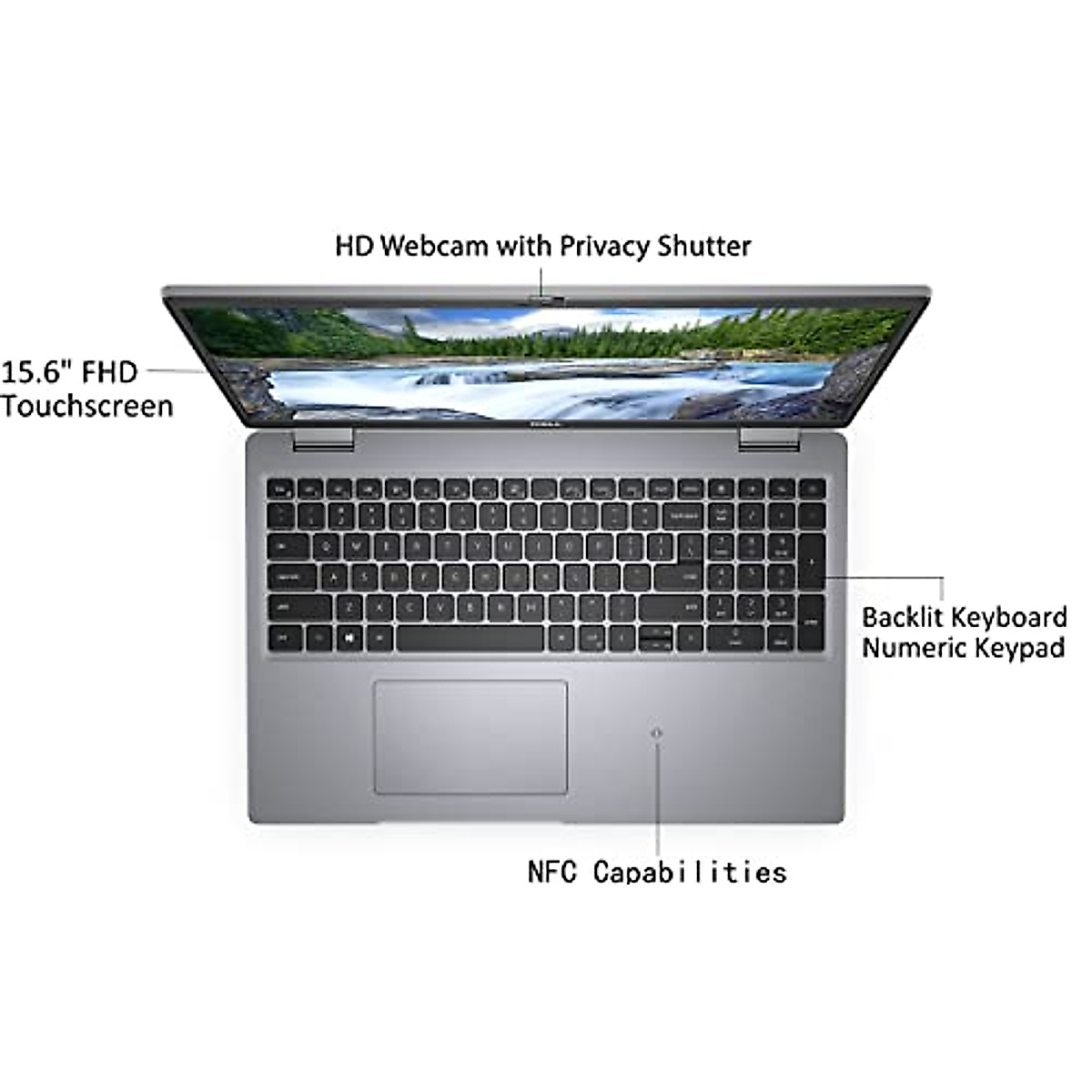 Dell Latitude 5520 (2023) 5000 15.6" FHD Touchscreen Business Laptop (Intel 4-Core i5-1145G7 vPro, 16GB RAM, 512GB PCIe SSD) Backlit, Thunderbolt 4, Wi-Fi 6, Webcam, IST SD Card, Win 10 / Win 11 Pro