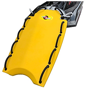 LS1 LifeSled 1.0 Water Rescue Sled for Extreme Extraction Conditions, Professional Emergency Water Extraction Board Used w/Jet Ski by Lifeguards, Fire & Rescue (Yellow)