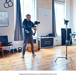 FLYCAM Galaxy Dual Arm and Vest Body Mounted Steadycam for Handheld Stabilizer for Video Camera Camcorder up to 10kg/22lbs (GLXY-AV)