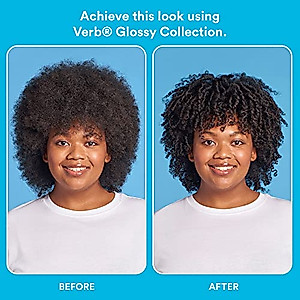 Verb Glossy Shine Spray with Heat Protection - Vegan Paraben Free Moisturizing Hair Spray without Harmful Sulfates for All Hair Types - Adds High Shine and Primes for Styling, 6.5 fl oz