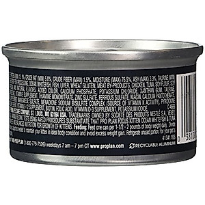 Purina Pro Plan Canned Kitten Ocean Whitefish And Tuna Food, 3 Oz.