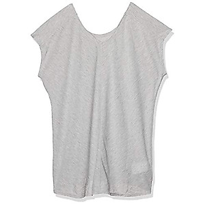 Salomon Women's Standard Comet Short Sleeve TEE W, Lunar Rock/Heather, L