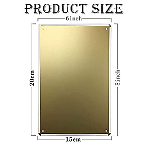 Licpact Metal Tin Retro Sign Garden That's What I Do,Wheelbarrow,Funny Garden,Gardening Sign,Wall Poster Plaque for Home Kitchen Bar Coffee Shop Decor 150mm X 200mm