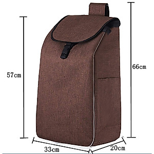 Cart Bags/Shopping Cart Bags/Trolley Replacement Bag Oxford Cloth Waterproof Storage Bag (Size : F)