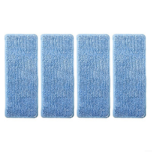 4PCS Mopping Pad Replacement, Superfine Fiber Cleaning Mop Cloth Accessories for Proscenic-P11/ P11 for Combo/ P10 /P10 Pro/ U1 Robot Vacuum Cleaner