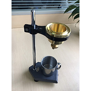 GLTL Paint-4 Liquid Viscosity Test Tool w/Viscometer Flow Cup Viscometer Cup 4# Flow Viscosity Cup Liquid Flow Meter Liquid Viscosity Tester with Base