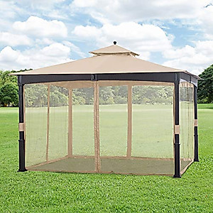 Garden Winds Replacement Canopy Top Cover for Wicker 10 x 12 Gazebo- Riplock 350