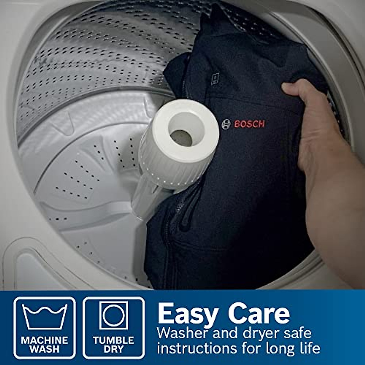 BOSCH GHH12V-20MN12 12V Max Heated Hoodie Kit with Portable Power Adapter - Size Medium