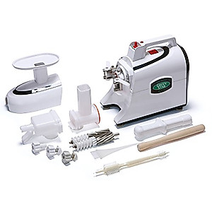 Tribest Greenstar GSE-5000 Elite Slow Masticating Juicer, Jumbo, White
