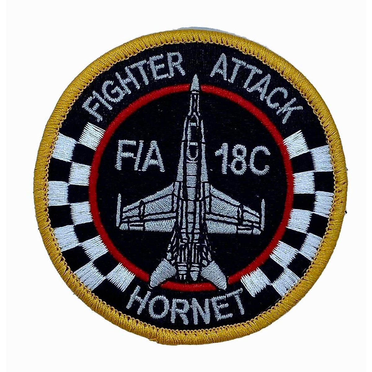 VMFA-312 Checkerboards F-18C Shoulder Patch – With Hook and Loop