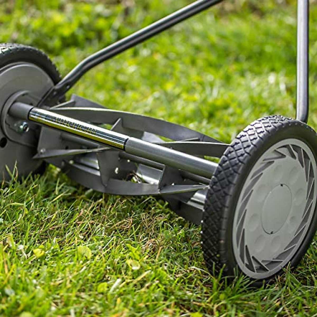 American Lawn Mower Company 1415-16 16-Inch 5-Blade Push Reel Lawn Mower, Gray