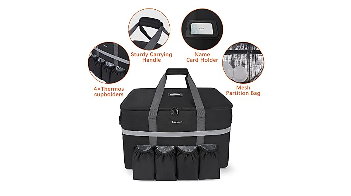 Insulated Food Delivery Bag: Hot & Cold Transport Solution