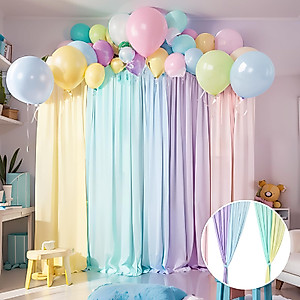 Unicorn Backdrop Pastel Rainbow Backdrop for Girls Birthday Baby Shower Unicorn Theme Party Decorations 10×7ft