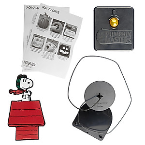 Pumpkin Masters Peanuts - Snoopy the Flying Ace Decorating, Carving & Lighting Kit : Easily Create the Illusion of Snoopy Flying Over Your Pumpkin! (High Intensity Light Included)