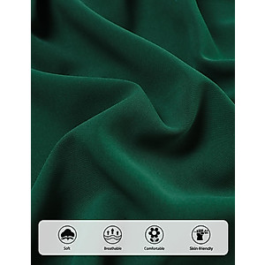 Glaoly Girls Dress Green Ruffle Collar Button-Down Long Sleeve Swing Girls Dresses Size 7-8