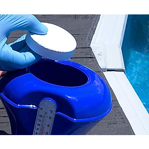 C3 3'' Stabilized Chlorine Tablets for Swimming Pool and Spa, Individually Wrapped, Slow Dissolving, 50 lbs, 204550