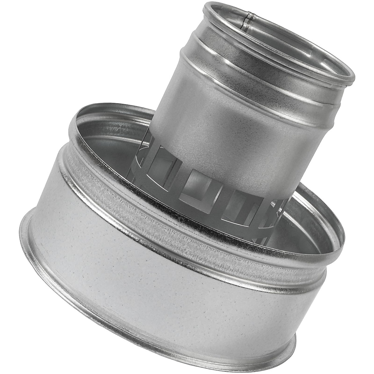 Vent Systems 4" Inch Galvanized Steel Round Roof Vent Cap - All-Season Round Exhaust Protector Cap - Perfect Insulation Roof Vent Cover - Chimney Rain Guard 100 mm