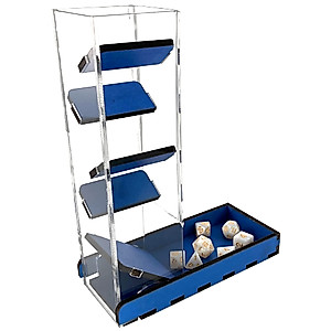 C4Labs Tall 10″ Dice Tower & Basic Tray – Chroma Series – Purple