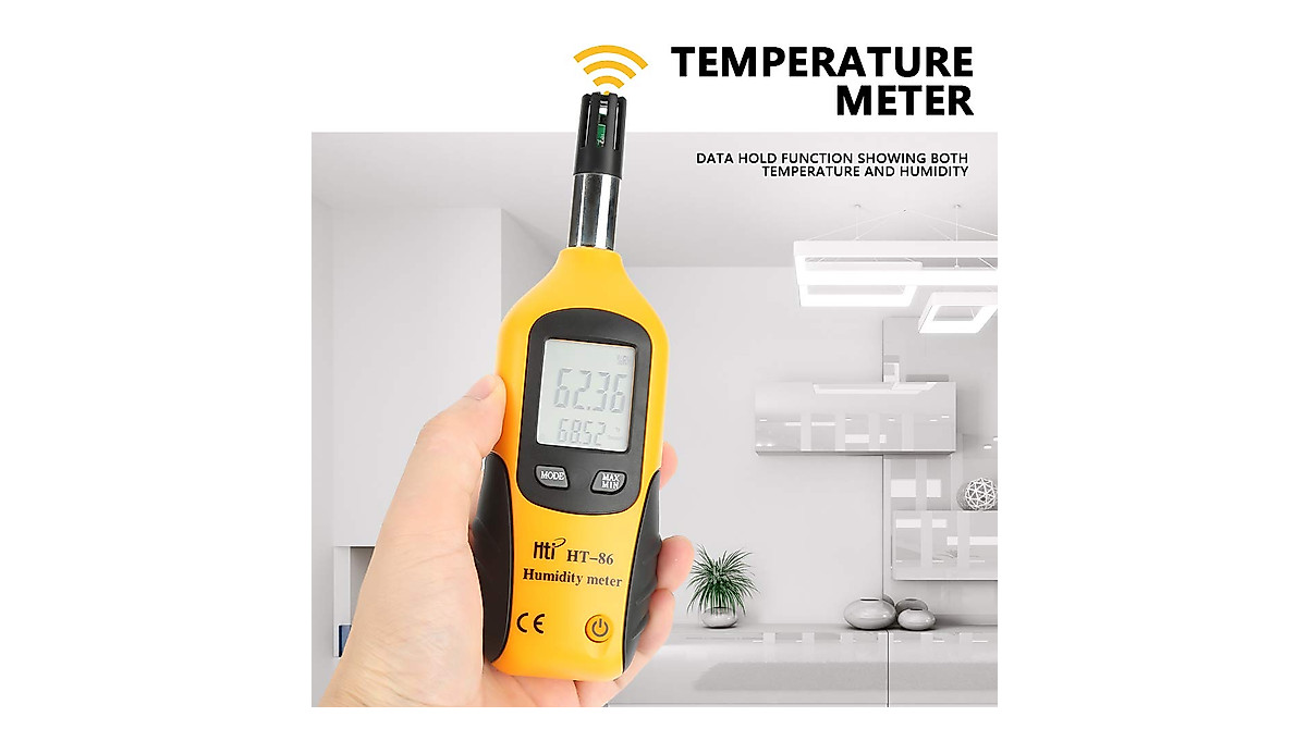 HT-86 Portable Digital Humidity and Temperature Meter - Walfront