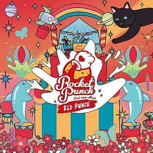Rocket Punch 'Red Punch' 2nd Mini Album CD+80p Booklet+1p PhotoCard+1p Bookmark+1p Sticker+Pouch+Message PhotoCard SET+Tracking Kpop Sealed