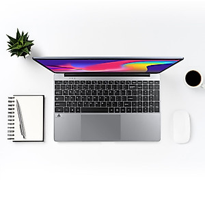 AMIAMO 15.6" Laptop Computer | 8GB RAM | 256GB SSD | 1366 * 768 Screen | USB 3.0 | Bluetooth 4.2 | 2.4/5G WiFi | Mini HDMI | 5000mWh Battery | Pre-Install Windows 11