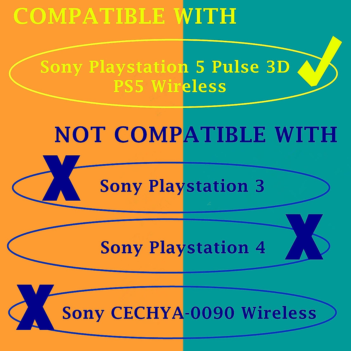 TaiZiChangQin Upgrade Ear Pads Ear Cushions Replacement Compatible with Sony PlayStation 5 Pulse 3D PS5 Wireless Headphone Fabric Earpads